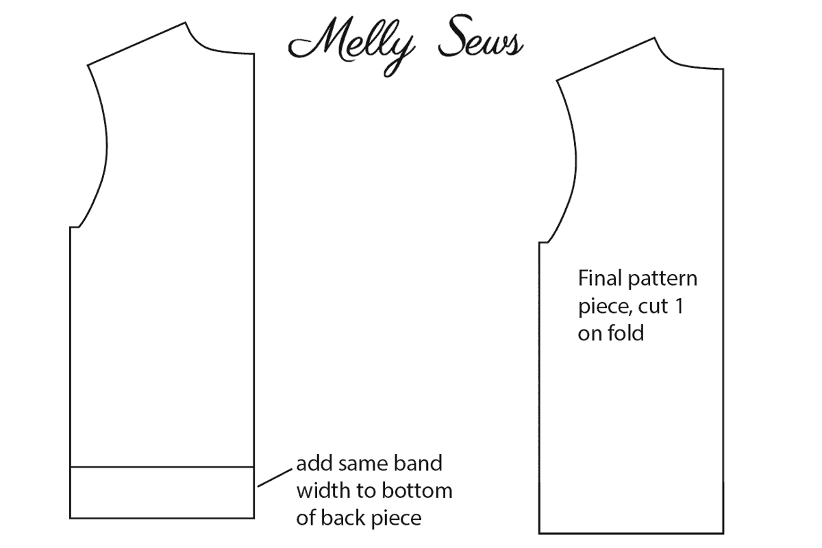 How to Sew a Twist Hem T-shirt - DIY Twisted Front Shirt - Melly Sews
