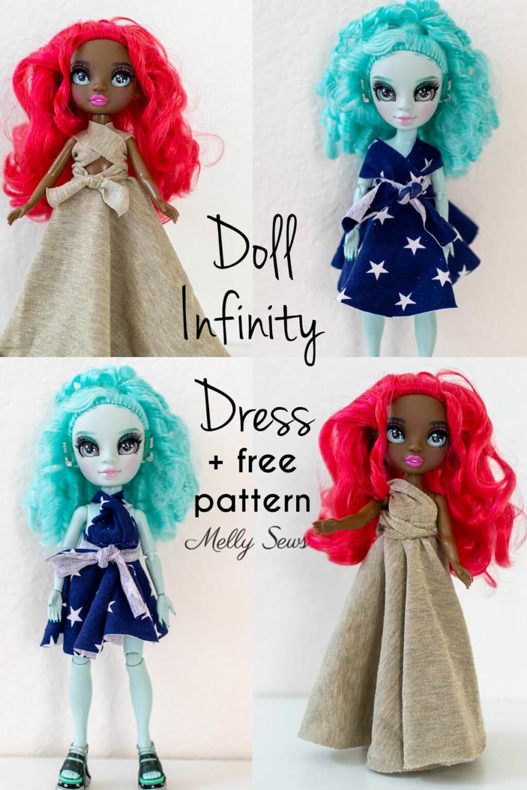 How to Make Doll Clothes: Sewing a Doll Dress for Beginners - Melly Sews