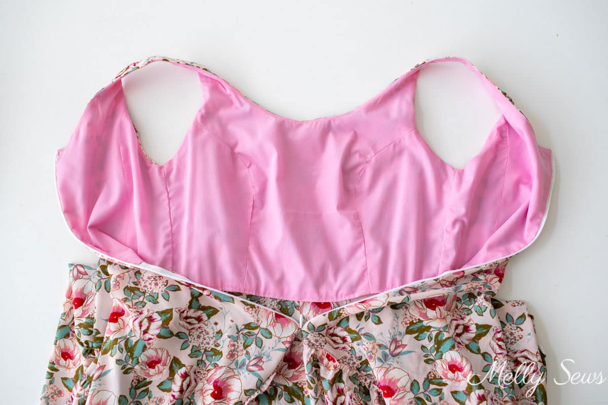 How Make a Dress Bigger: Guide to Let a Too Tight Dress Out - Melly Sews