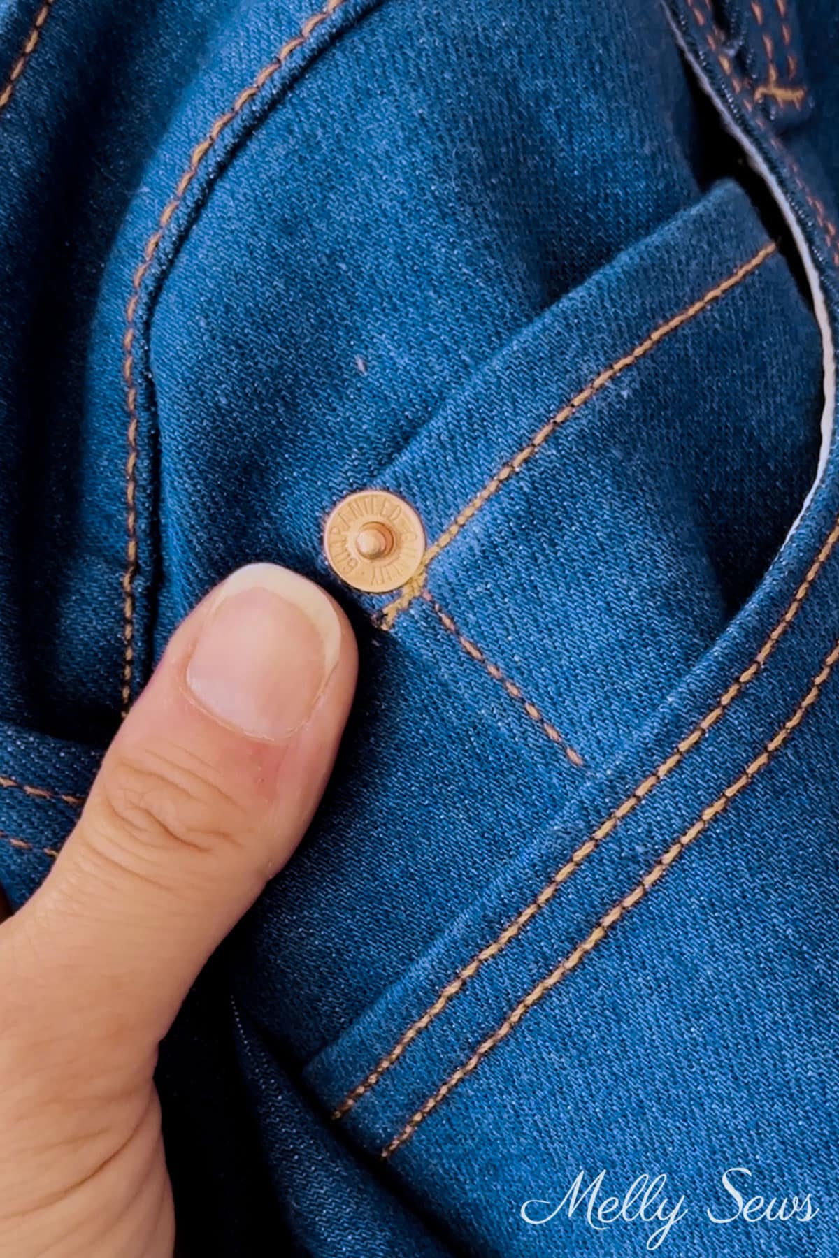 How To Install Rivets In Jeans Like A Pro - with Video! - Melly Sews
