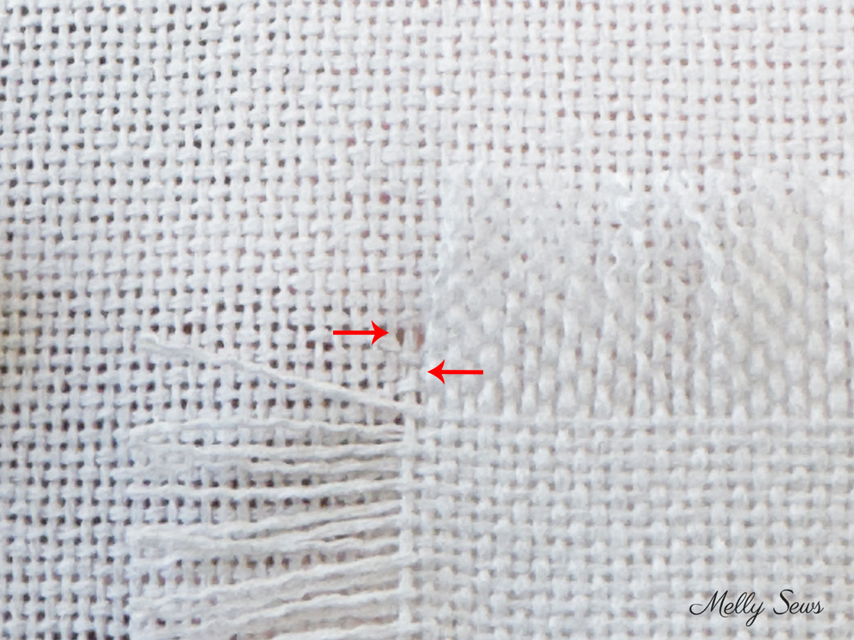 Invisible Mending: Step By Step Guide from My First Attempt - Melly Sews